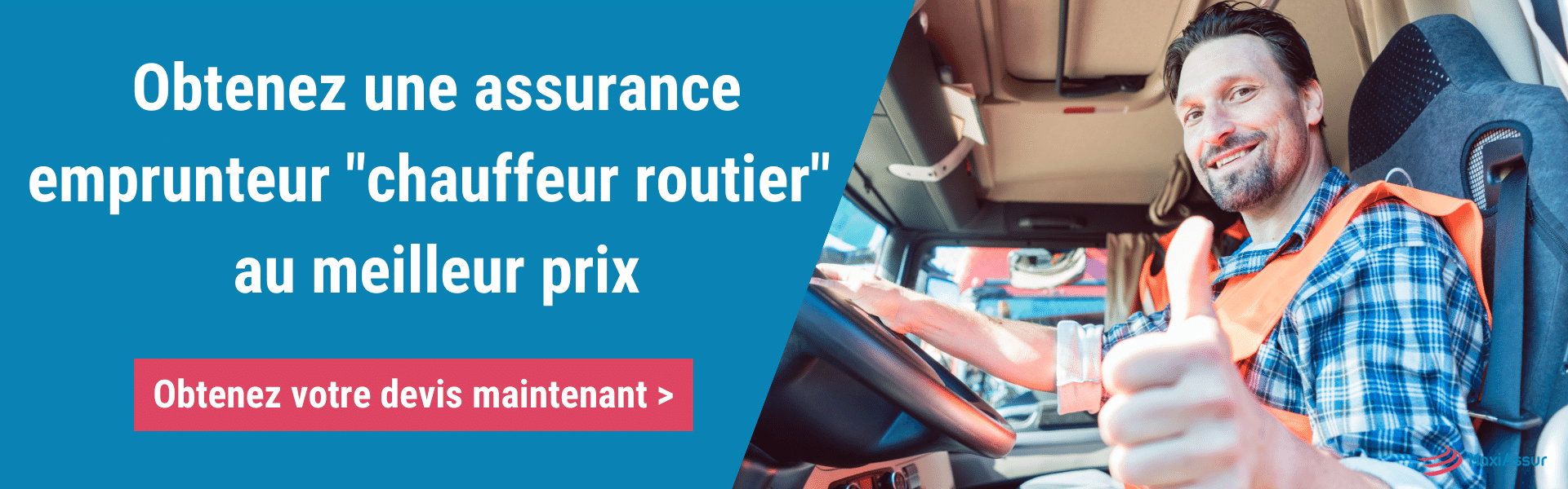 Quelle assurance emprunteur pour chauffeur routier ? Devis — MaxiAssur